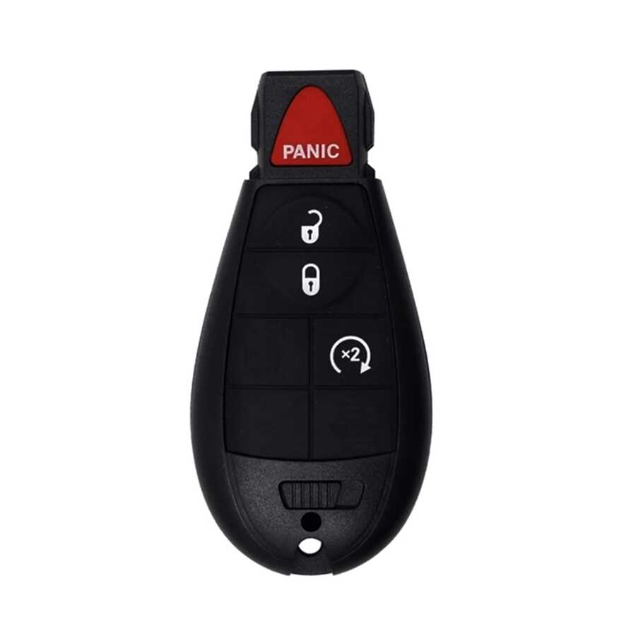 Chrysler Jeep 3+1 Fobik Key Hitag AES 434MHz (X2 Button) Remote Keys ...