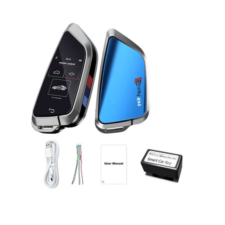 LCD Universal Smart Key Kit With Keyless Entry And IOS Car Knife Style ...