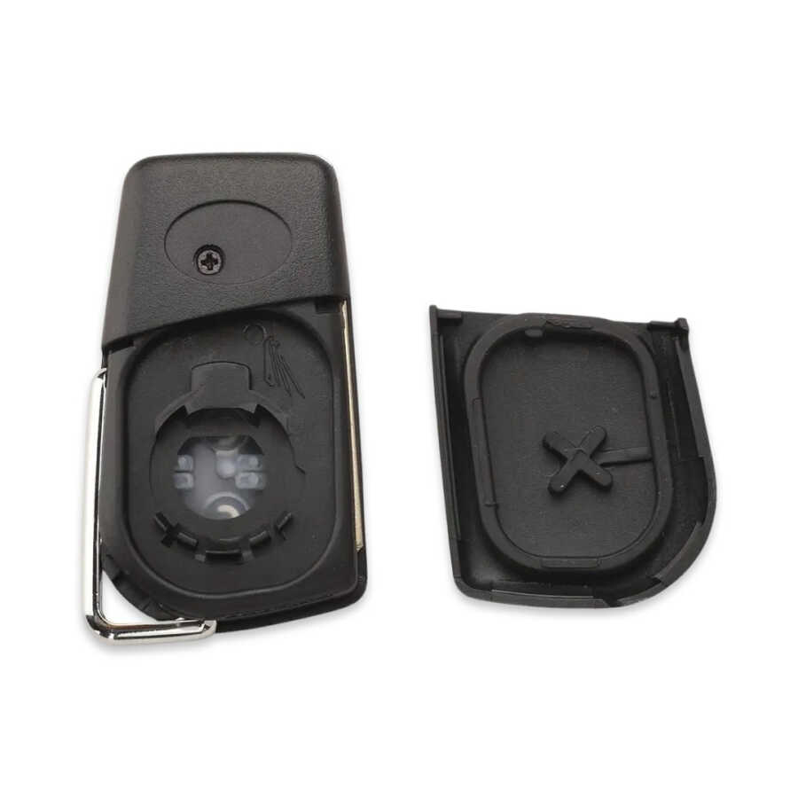 Toyota 3 Buttons Flip Key Shell (2016 battery) Key Shells Toyota