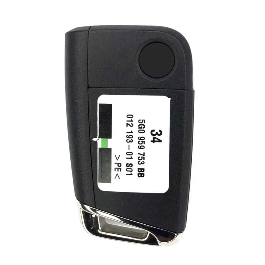 OEM Volkswagen Golf Polo Tiguan MQB Remote Flip Key 434MHz Remote Keys ...
